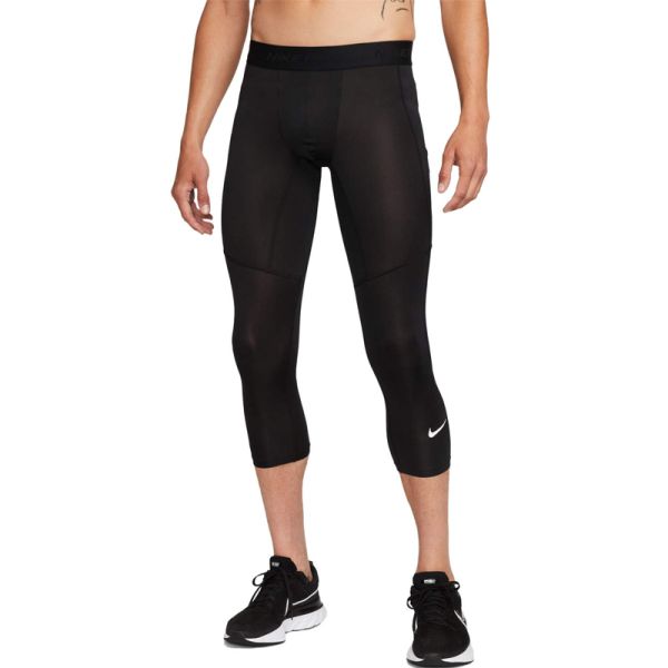 NIKE PRO DRI-FIT 3/4 LENGTH FITNESS TIGHTS 'BLACK'