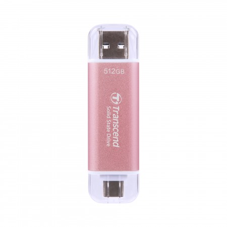 TRANSCEND 512GB SSD ESD310P Pink TS512GESD310P