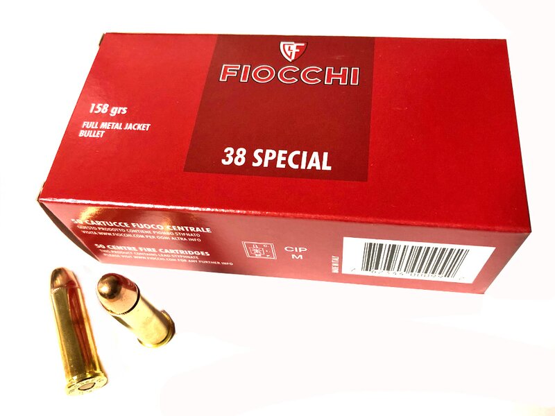 Metak Fiocchi 38 spec FMJ 158gr