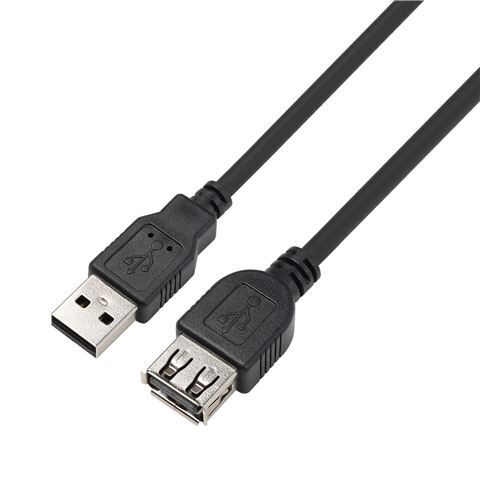CC USB AM 2.0 -> USB AF, 2m, C-AFA3200, crni, MSID EK000571717