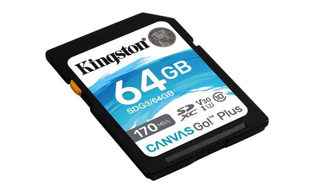 SD CARD 64GB KINGSTON SDG3/64GBID EK000571656
