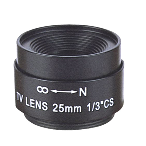 Objektiv AZE0412NI fiksne žižne daljine 4.0mm, žižni broj F1.6, format 1/3", ugao pokrivenosti 76º, metalno kućište, CS montaža