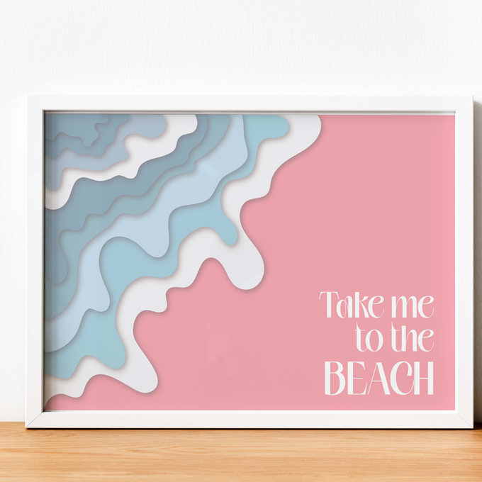 Otkaceni - Beach print