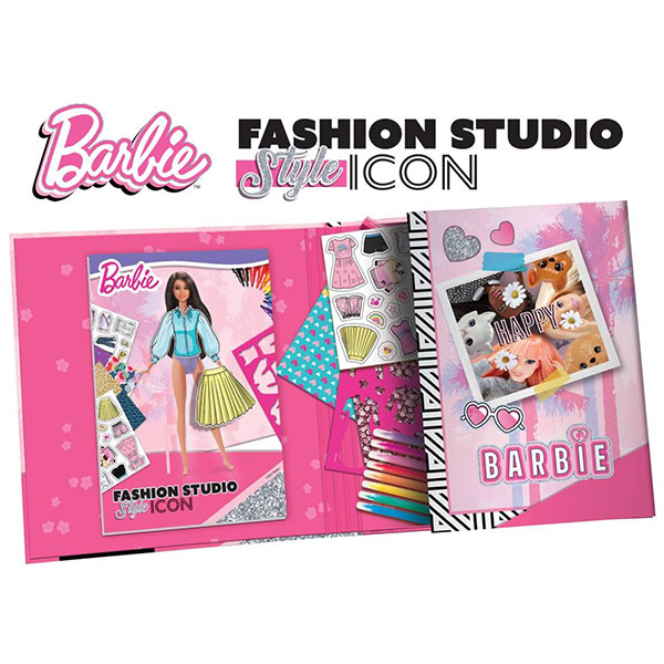 Barbie Sketch Book STYLE ICON-FASHION STUDIO Lisciani 12839