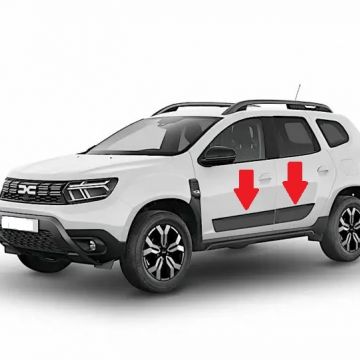 Zaštitne lajsne za vrata Dacia Duster 2018-i noviji, 2023-i noviji