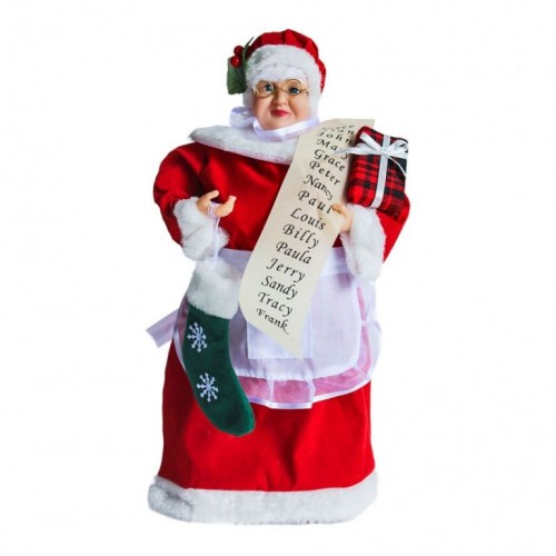 Deco Santa Baba Mrazica crvena 45cm