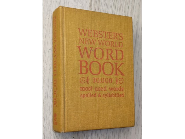 WEBSTER`S NEW WORLD WORD BOOK- Shirley Miller
