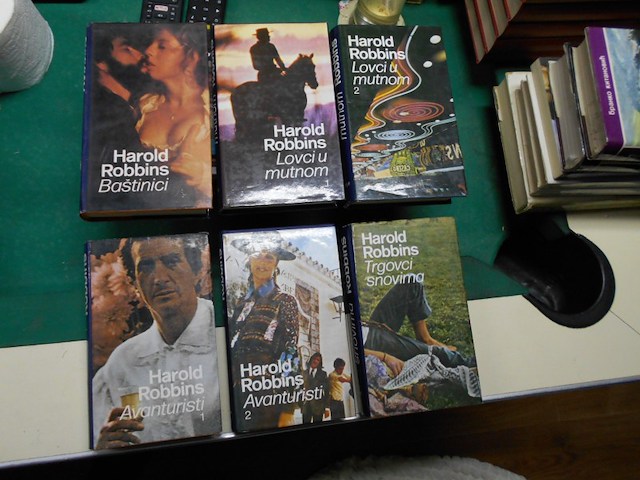 Harold Robbins - komplet od 6 knjiga