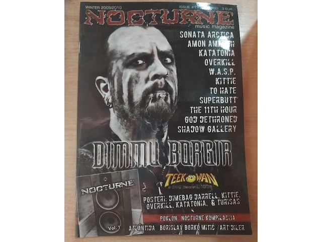 Nocturne Magazin broj 11, zima 2010 + CD