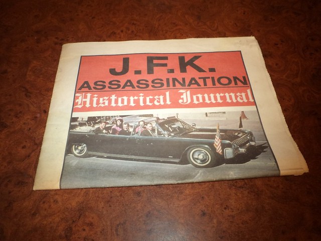 J.F.K. ASSASSINATION HISTORICAL JOURNAL NEWSPAPER ✔️