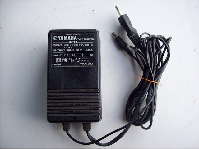 YAMAHA PA-5 - strujni adapter 12V 1.2A sa iglicom