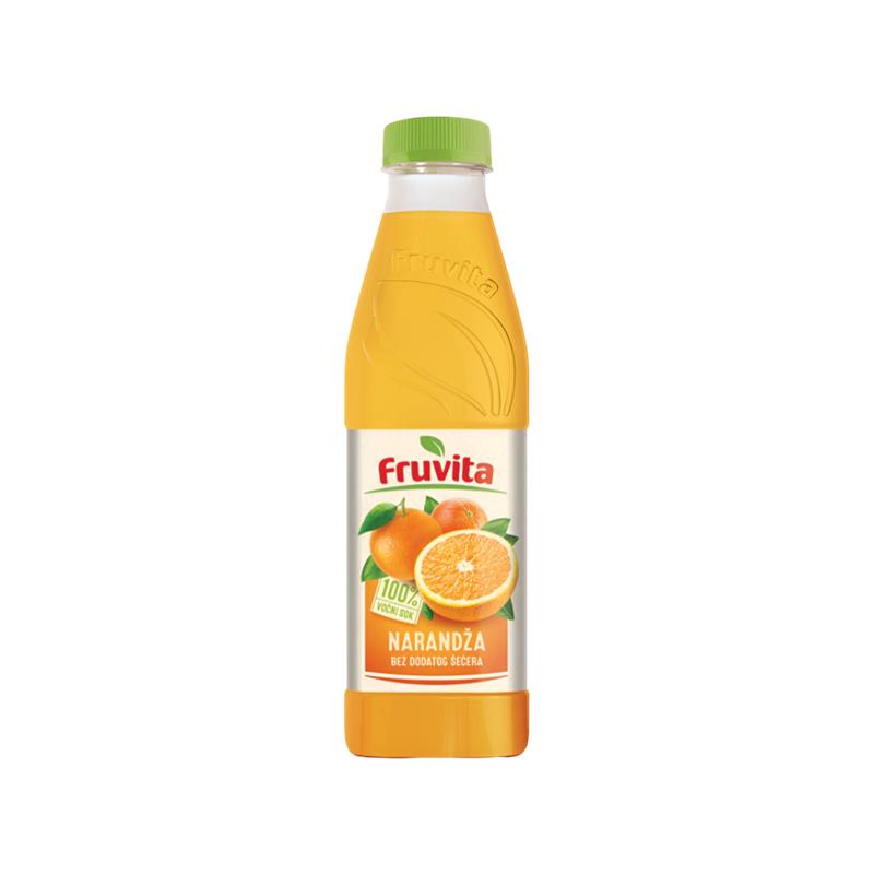 Sok Fruvita 100% Narandža 0.75L Pet