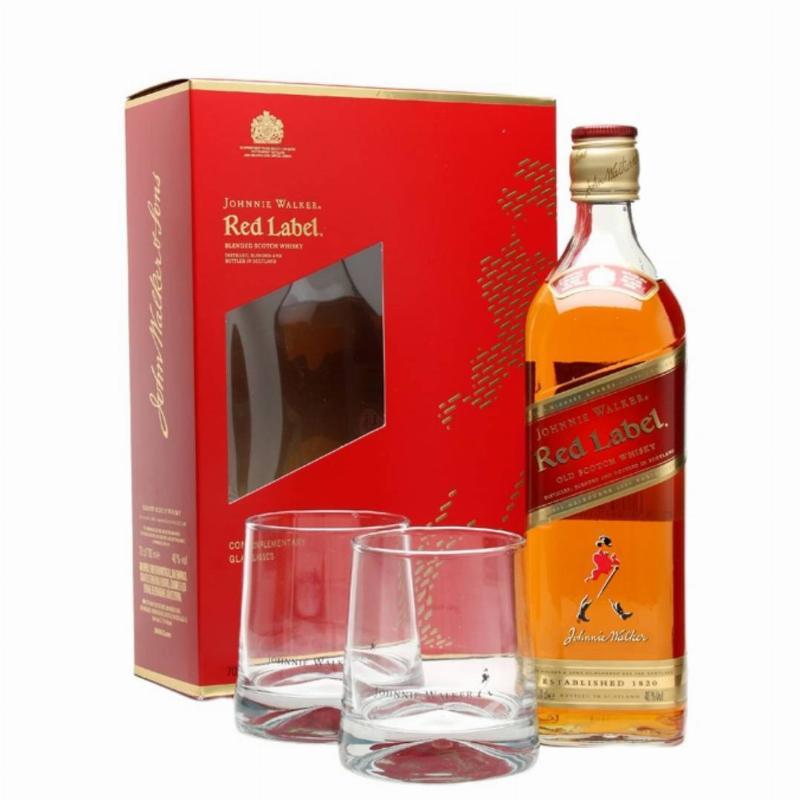 Viski Johnnie Walker 0,7L +2 Čaše
