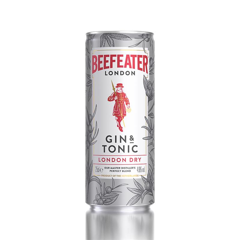Džin Beefeater Dry Gin & Tonik 0.25L Limenka