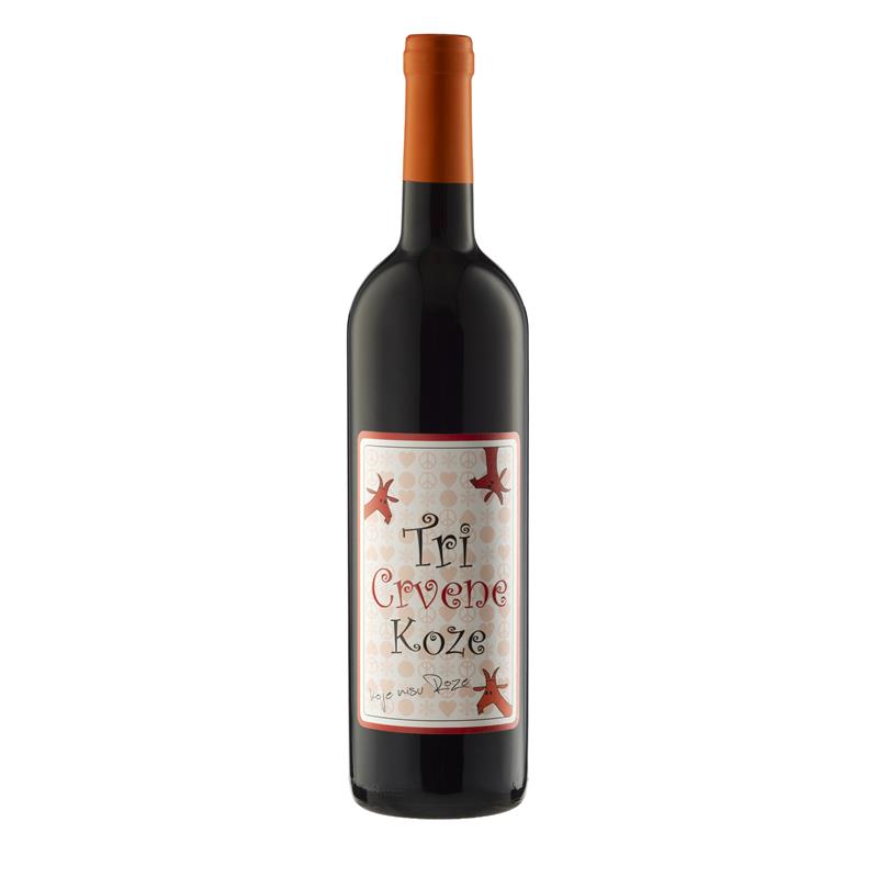 Vino Tri Crvene Koze 0.75L Erdevik