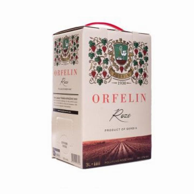 Vino Orfelin Roze Bag In Box 3L Kovačević