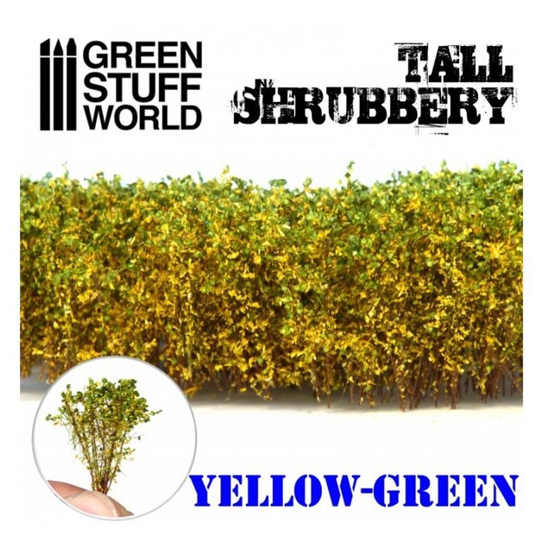 Tall Shrubbery - Yellow/Green