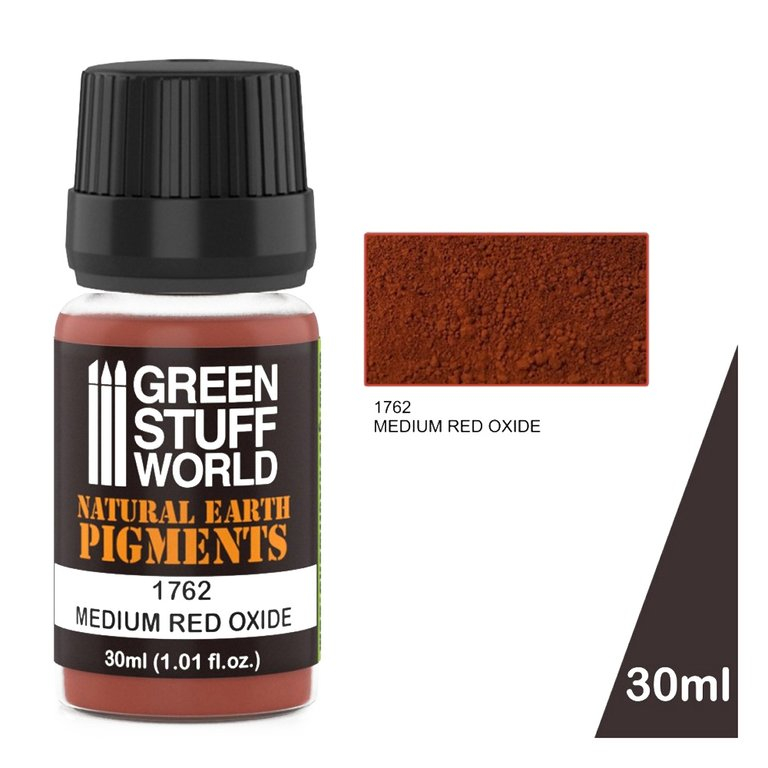 Paint Pot - MEDIUM RED OXIDE pigments 30ml