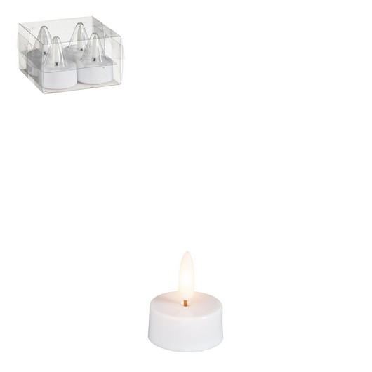 NG dekoracija - LED CANDLE SET 4pcs 1134727 - White - EDL