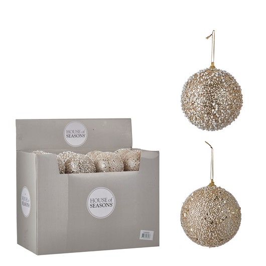 NG dekoracija - HANGING BALL 10cm 1045659 - Champagne - EDL