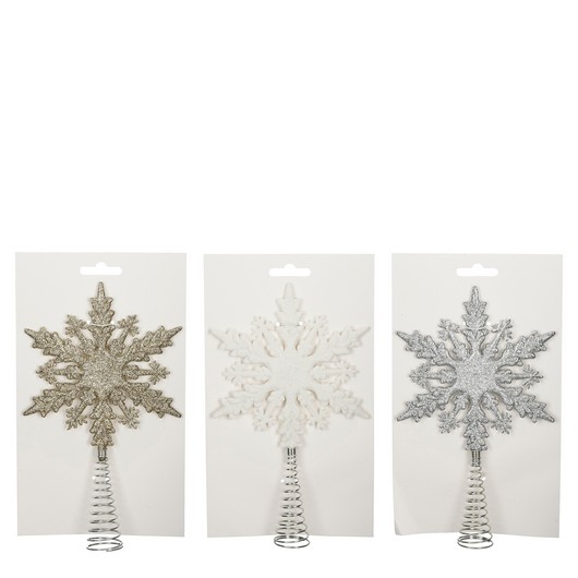 NG dekoracija - TREETOP SNOWFLAKE 21cm 1143624 - EDL