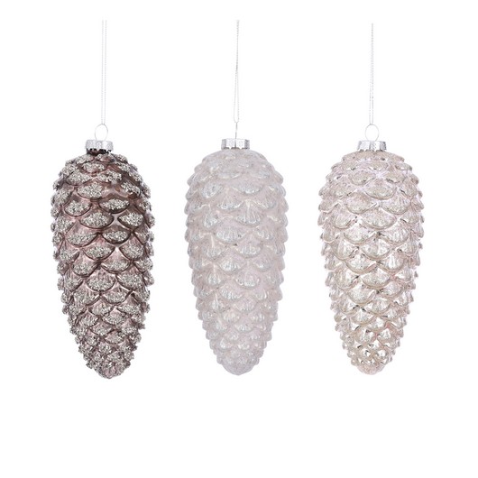 NG dekoracija - HANGING PINE CONE 16cm 1082768 - EDL