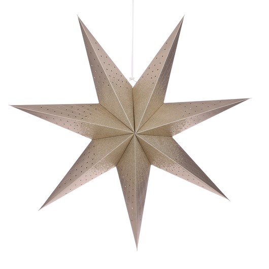 NG dekoracija - HANGING STAR 75cm 1100403 - Champagne - EDL