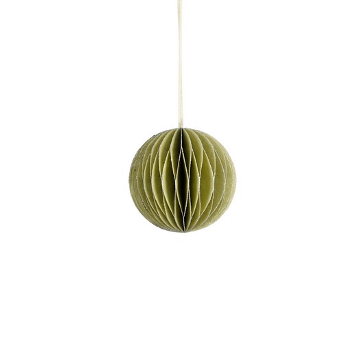 NG dekoracija - HANGING PAPER BALL 8cm 1137186 - Light Green - EDL