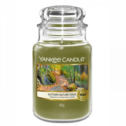 Autumn Nature Walk - Yankee Candle mirisna sveća L (kedar, sandalovina, vetiver...)