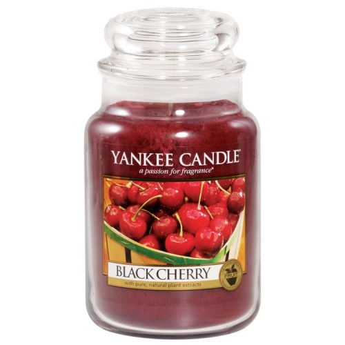 Black Cherry - Yankee Candle mrisna sveća L - (trešnja, cimet, badem...)