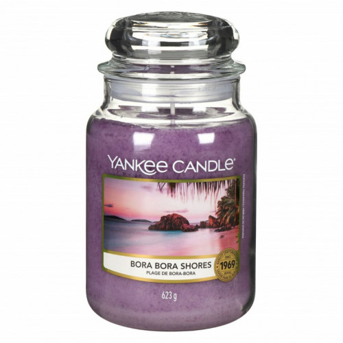 Bora Bora Shore - Yankee Candle mirisna svećai L (egzotično cveće i voće)