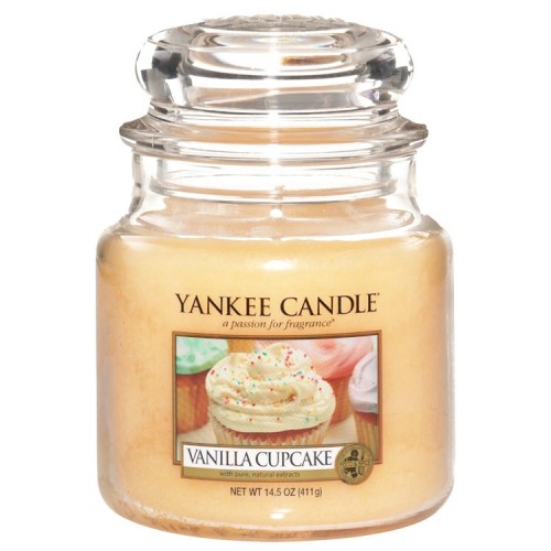 Vanilla Cupcake - Yankee Candle mirisna sveća M (vanila, miris kolača)