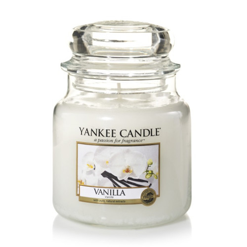 Vanilla - Yankee Candle mirisna sveća M (vanila, šećer, mošus)