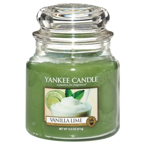 Vanilla Lime - Yankee Candle mirisna sveća M (vanila i limeta)