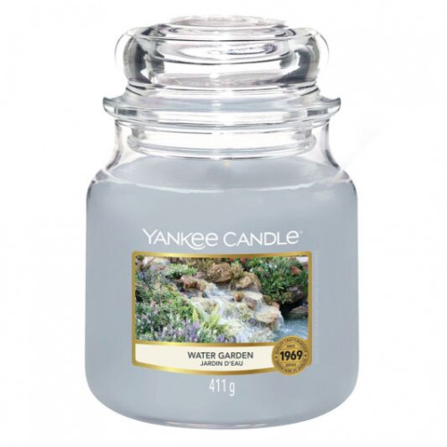 Water Garden - Yankee Candle mirisna sveća M (ljiljan, lotos, orhideja, đurđevak)