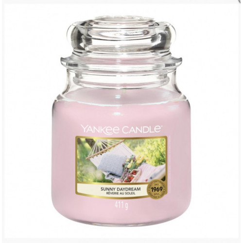 Sunny Daydream - Yankee Candle mirisna sveća M (cveće, pačuli, bergamot, sandalovina)