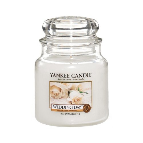 Wedding Day- Yankee Candle mirisna sveća M (mimoza, jazmin, ruža, citrusi, vanila)