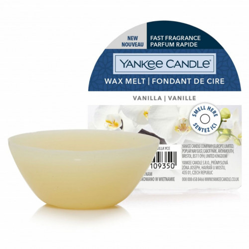 Vanilla - Yankee Candle mirisni vosak (vanila, šećer, mošus)