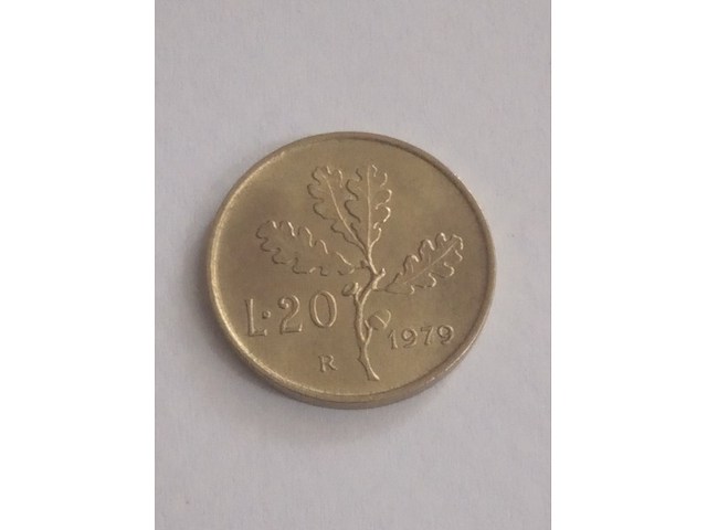 20 Lira 1979.g - Italija -