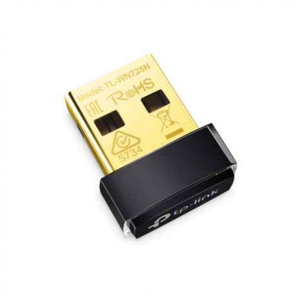 Bežični adapter USB TP-Link TL-WN725N, 150Mbps, Nano, integrisana antena
