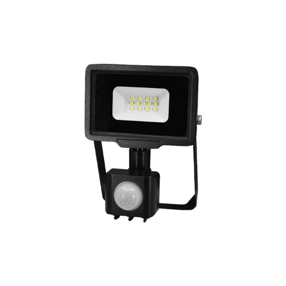 Reflektor led SMD 10W 6500K crni PRO sa senzorom