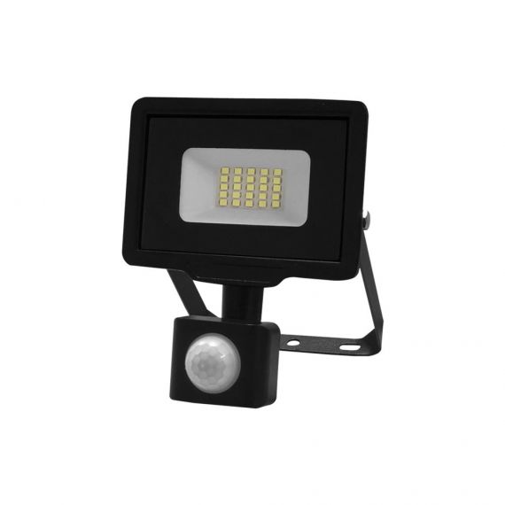 Reflektor led SMD 20W 6500K crni PRO sa senzorom