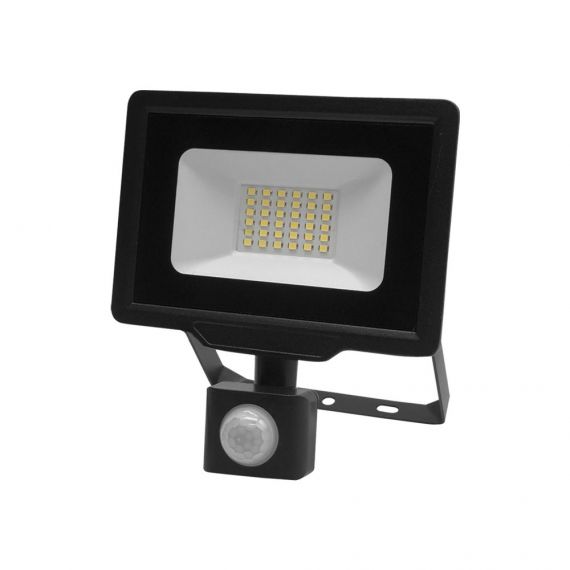 Reflektor led SMD 30W 6500K crni PRO sa senzorom