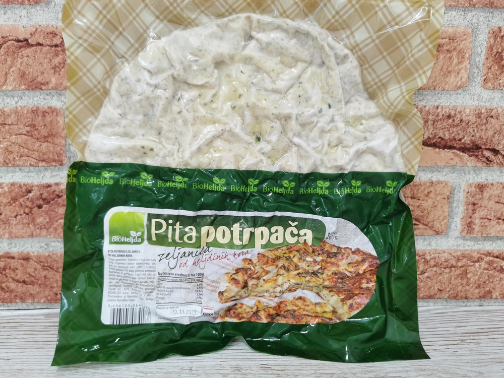 Pita potrpača od heljdinih kora sa zeljem 600g – smrznuto