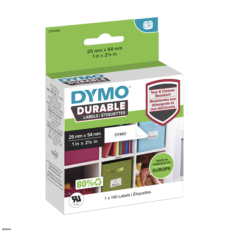 DYMO etikete LW DURABLE 25x54