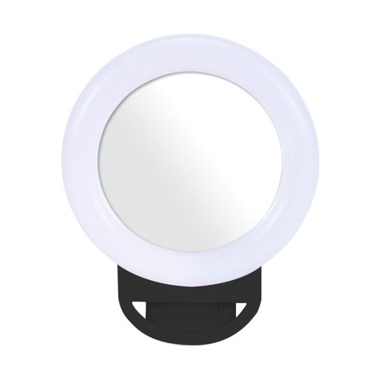 Selfie ring portable A4s RGB sa ogledalom crni