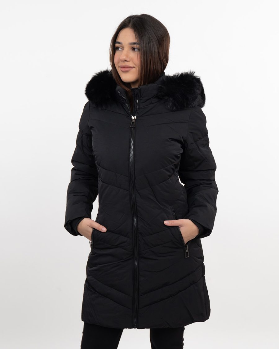 Ženska zimska jakna – Sportska i Casual – ALN-30814-1 – Crna