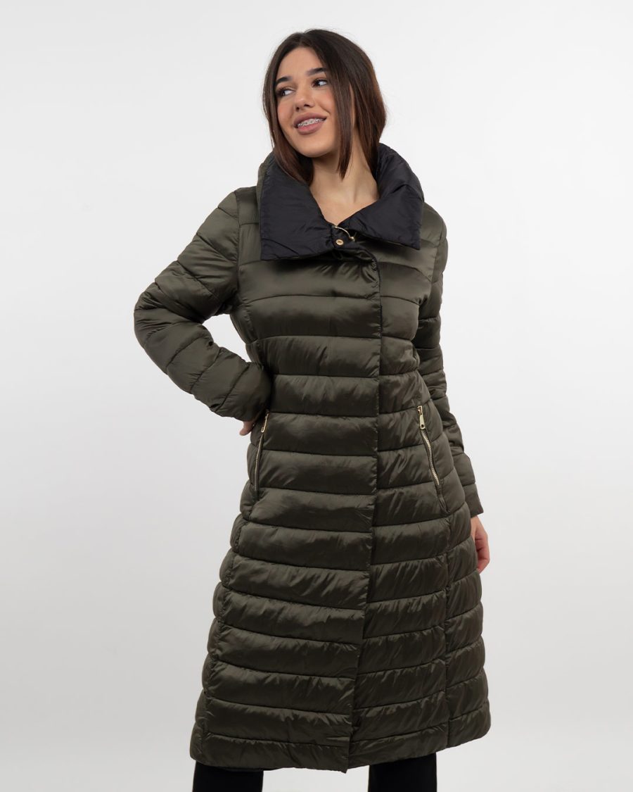 Ženska zimska jakna – Sportska i Casual – FL-2279 – Zelena