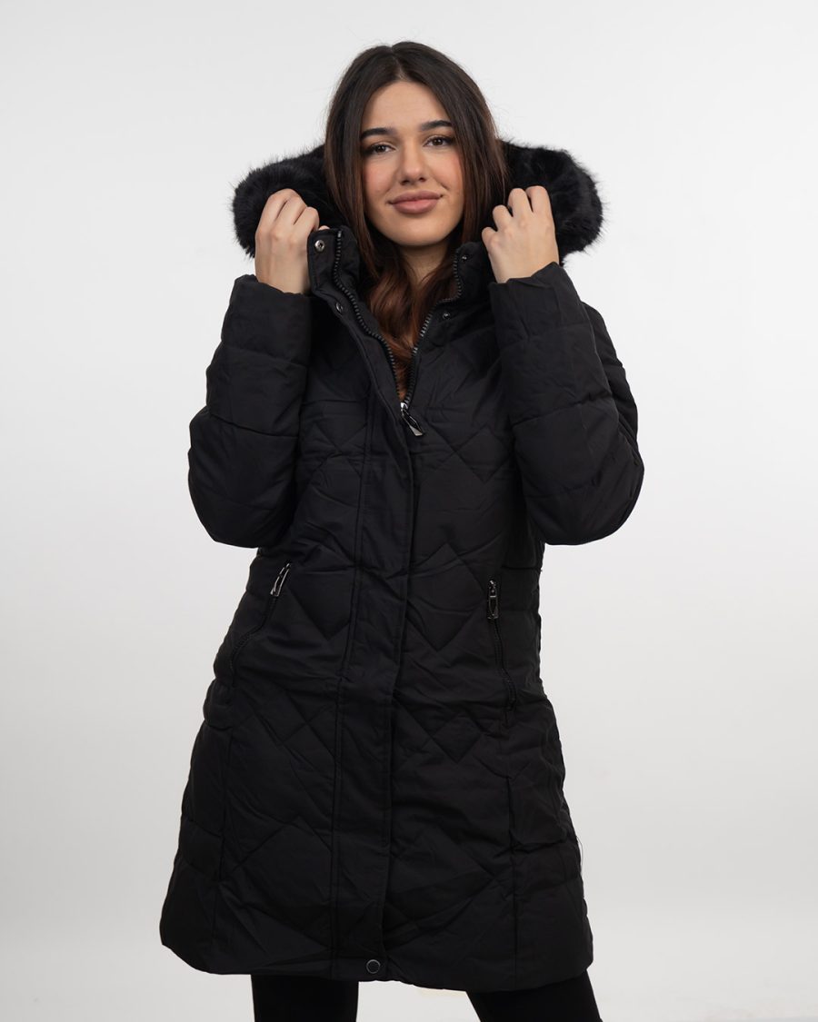 Ženska zimska jakna – Sportska i Casual – NT-7691 – Crna