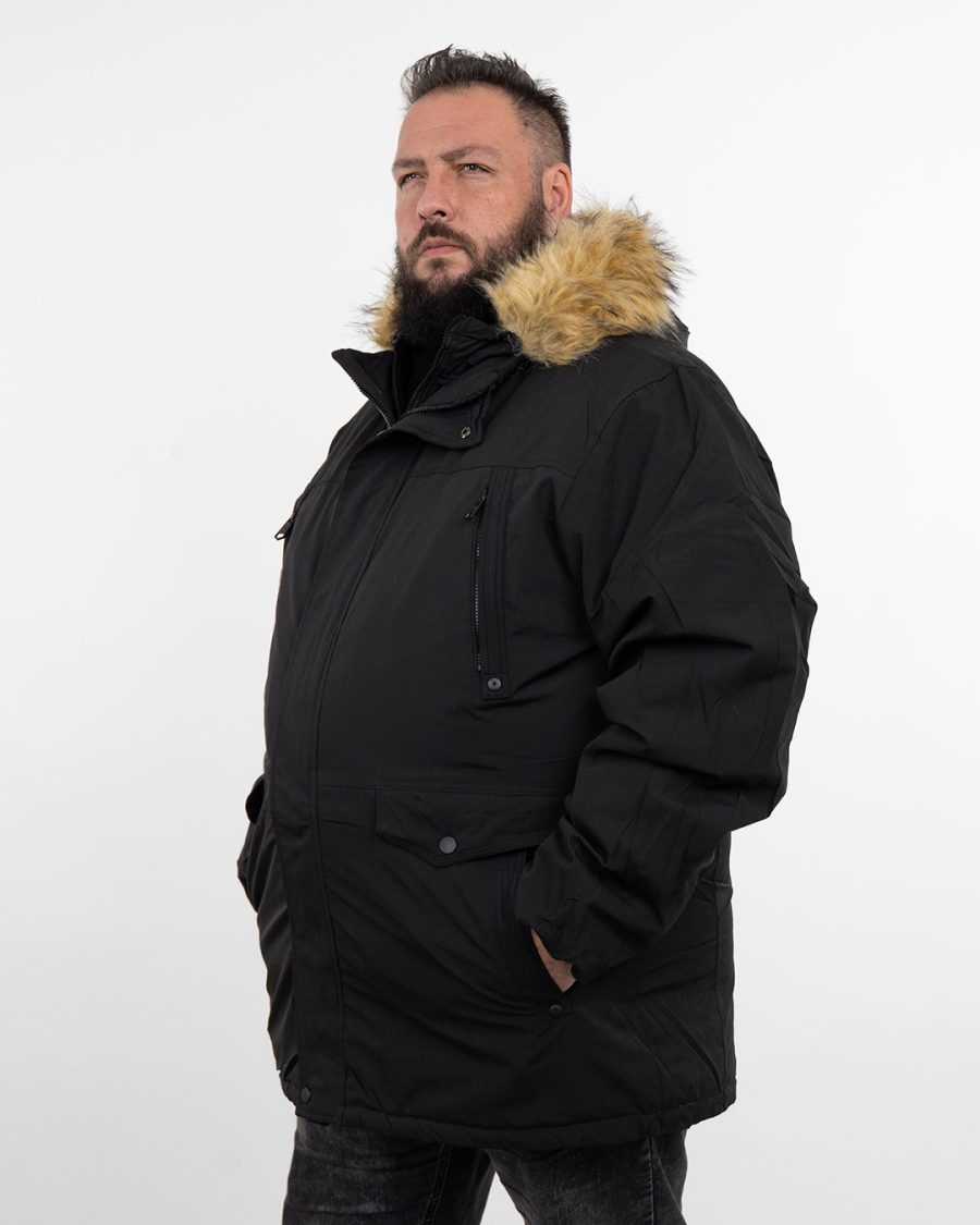 Muška zimska jakna – Sportska i Casual – ALN-22514-1 – Crna